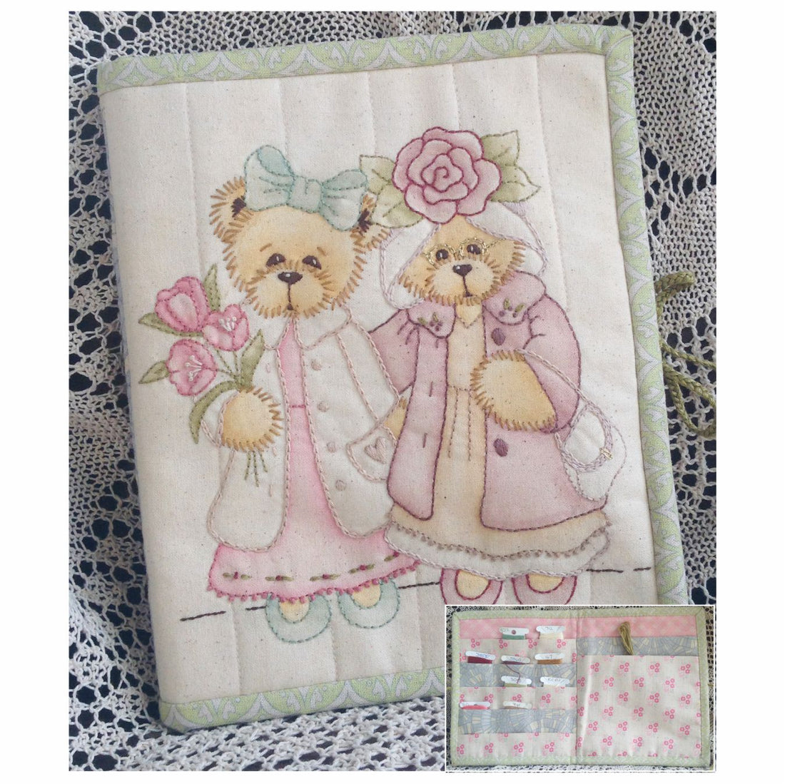 Teddy friends - thread case – Artsmart craft cottage