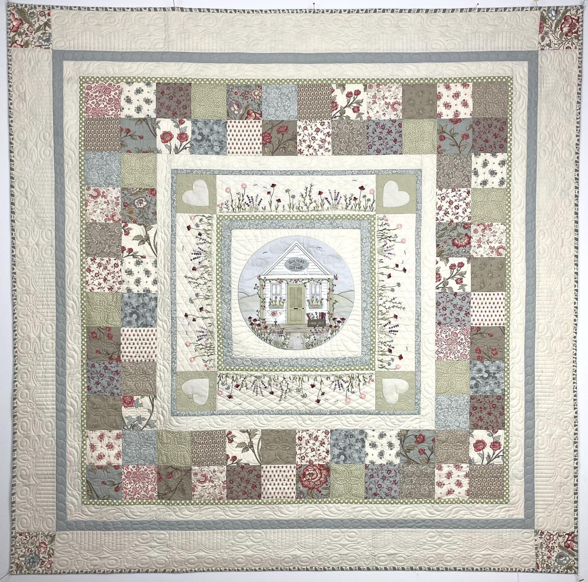 Quilter's Cottage Quilt printable pdf pattern Libby Richardson ...