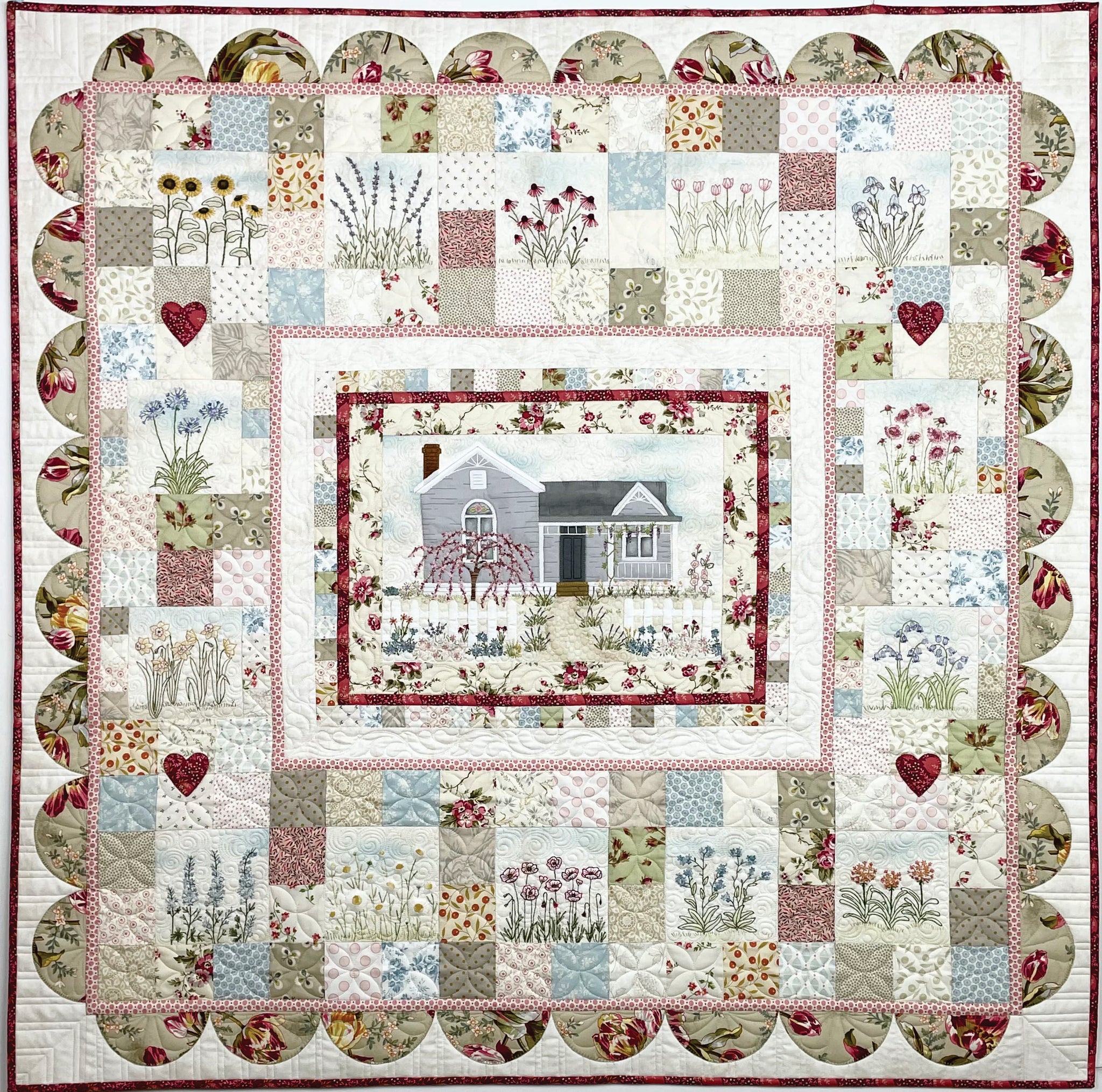 NAN’S COTTAGE GARDEN QUILT – Artsmart craft cottage
